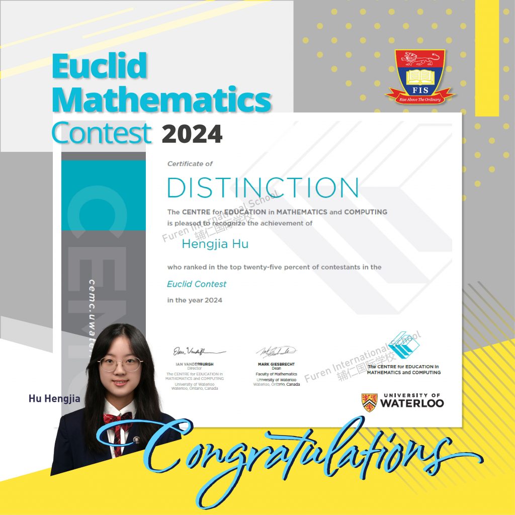 Euclid Mathematics contest 2024 – FIS Euclid Mathematics contest 2024 – FIS